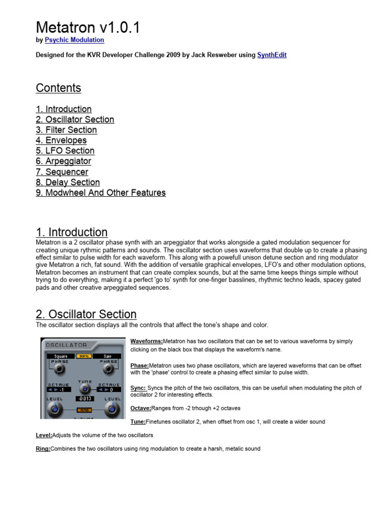 Metatron_Manual | PDF