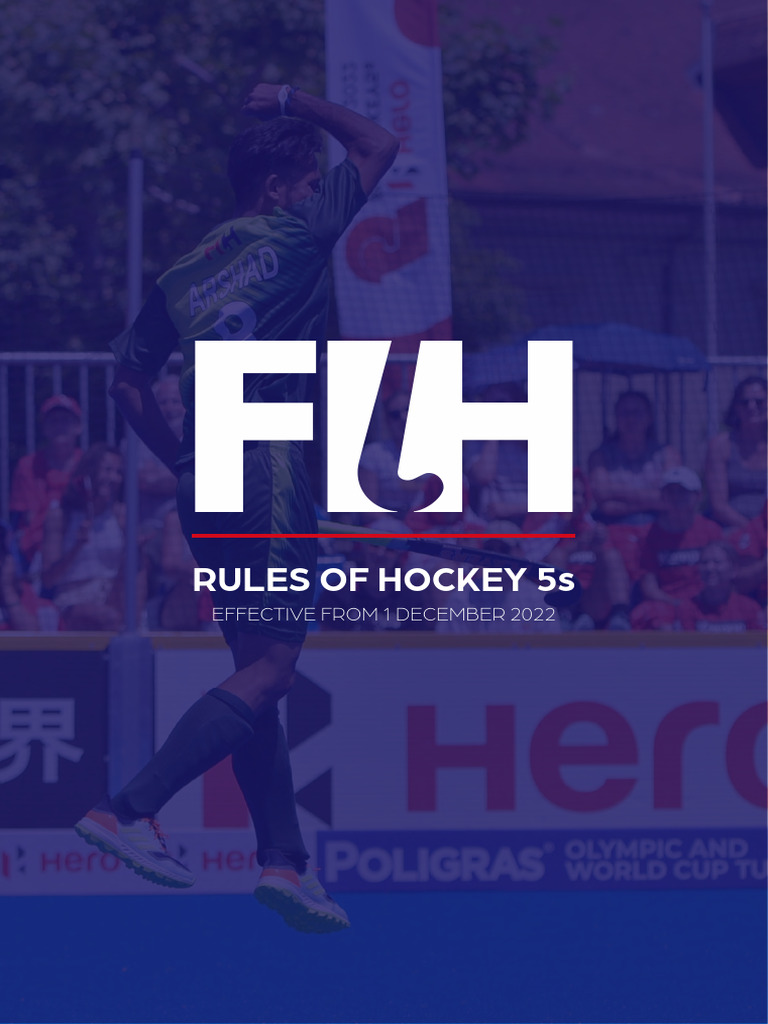 Fih Rules of Hockey 5s Dec 2022 | PDF | Athletic Sports | Sport Variants