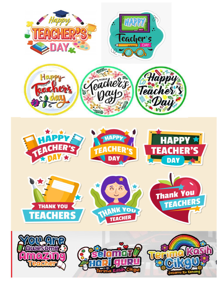 Sticker Hari Guru | PDF
