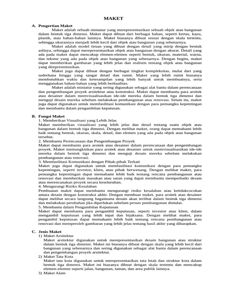 @materi Makeet Kamis 8 Ags | PDF