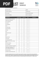 Van/LGV Driver Walk-Around Checklist | PDF | Vehicles | Truck