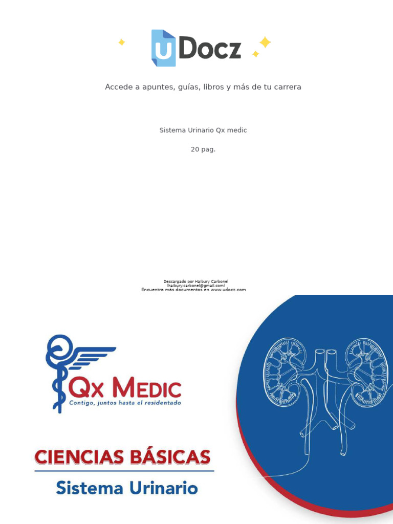 SISTEMA URINARIO QX MEDIC | PDF