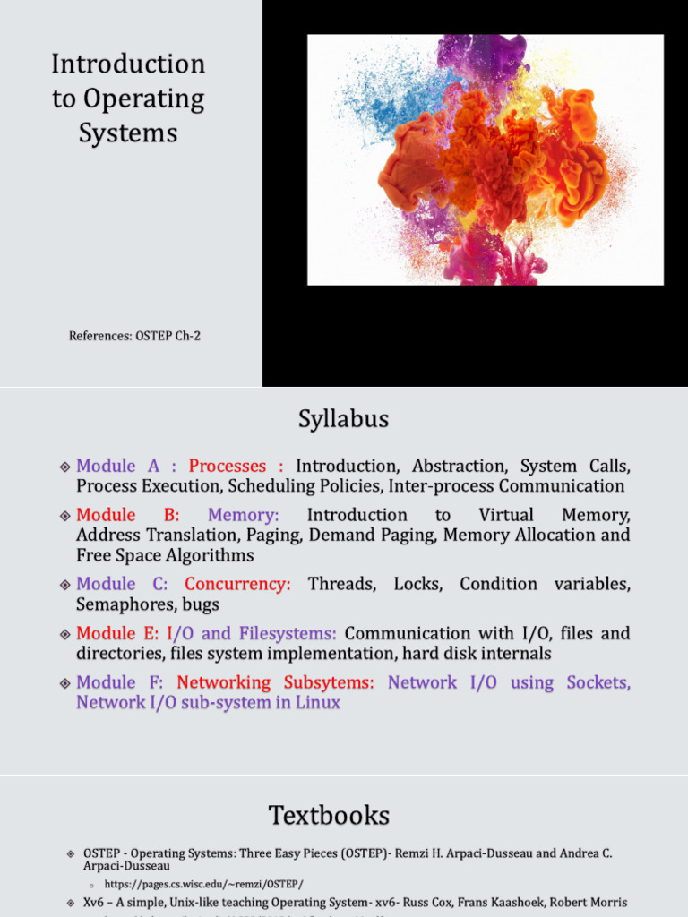 L1-Introduction To OS | PDF