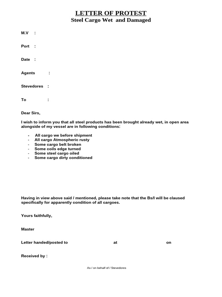 Protest Letters (All in One) | PDF