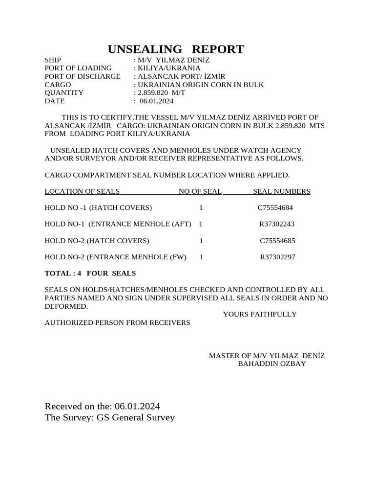 Unsealing Report İzmi̇r | PDF