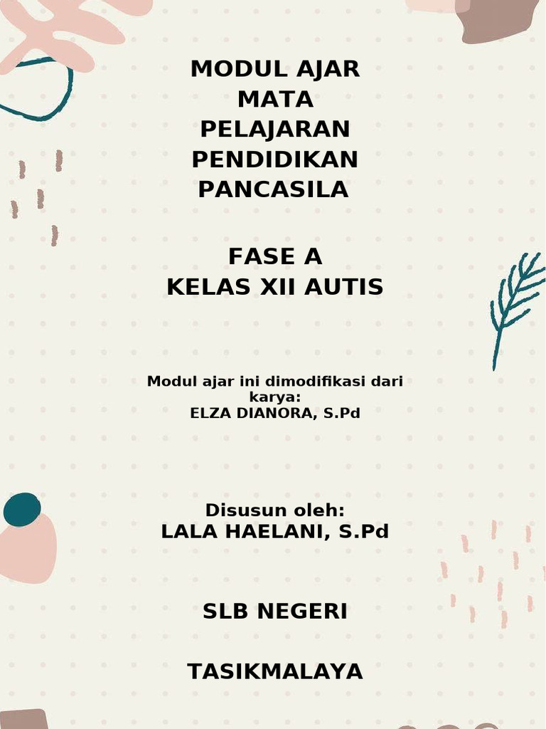 MODUL AJAR PPKN baru | PDF