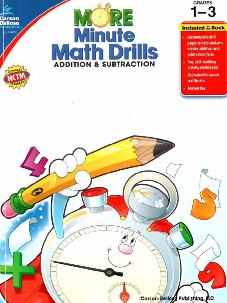 More Minute Math Drills (Grades 1-3) | PDF