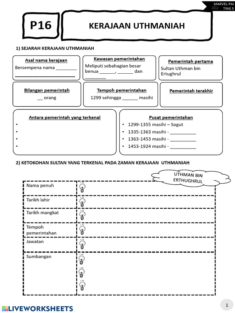 Latihan Turki Uthmaniah | PDF