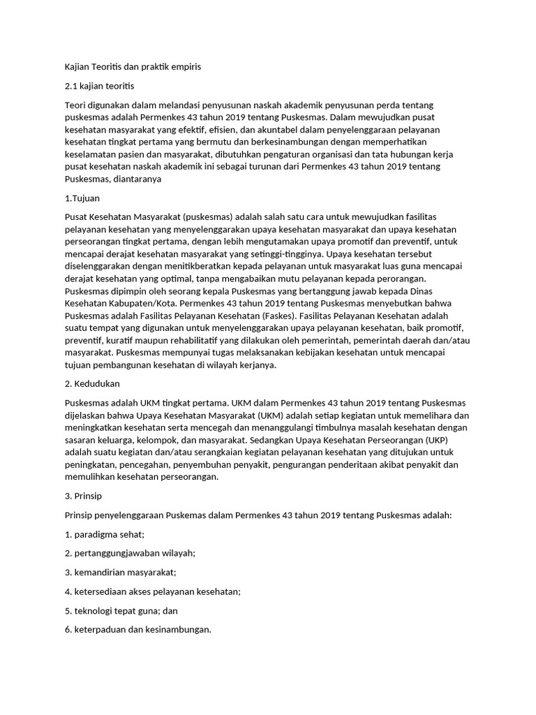 Kajian Teoritis Dan Praktik Empiris | PDF