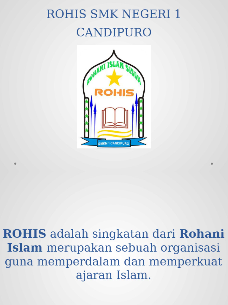 Perkenalan Rohis | PDF