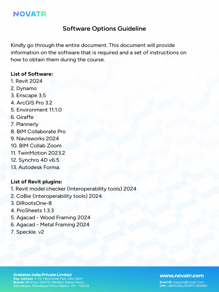 Software Options Guideline | PDF
