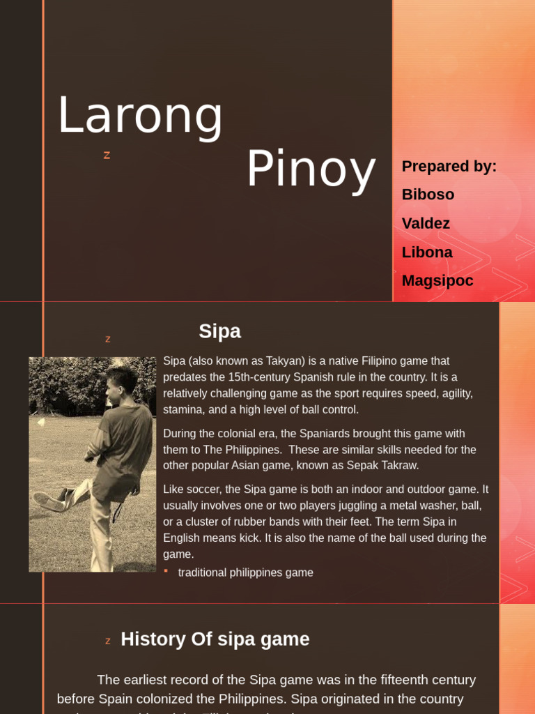 Larong Pinoy | PDF