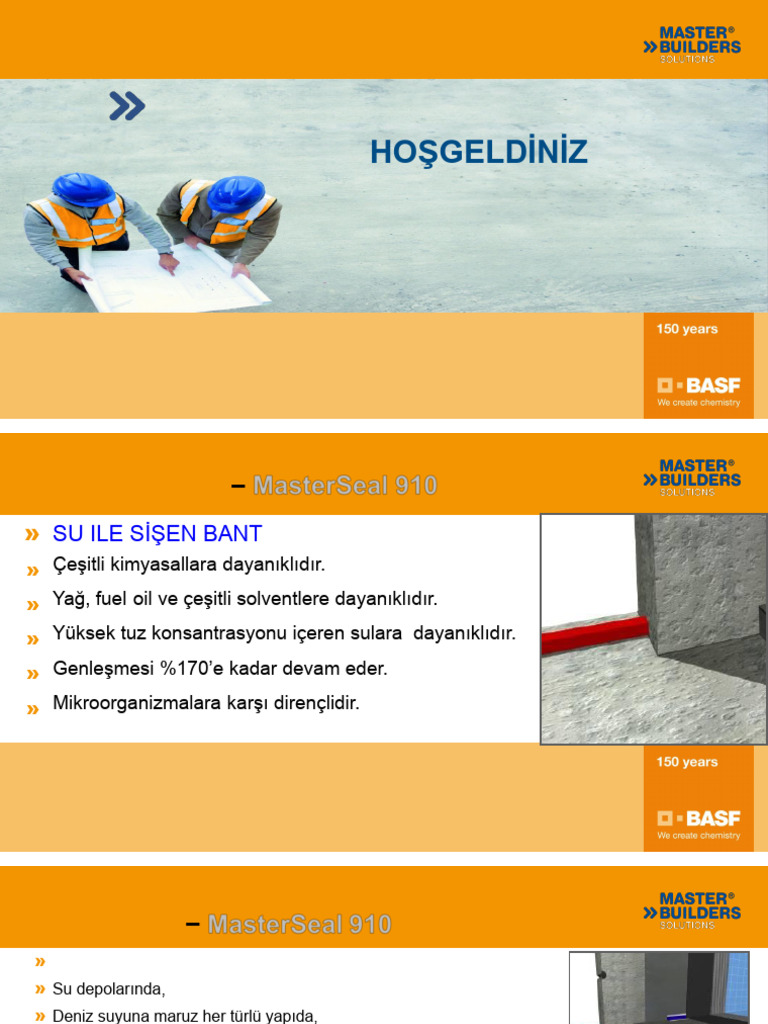 Soguk Derz MasterSeal 910 Uygulama | PDF