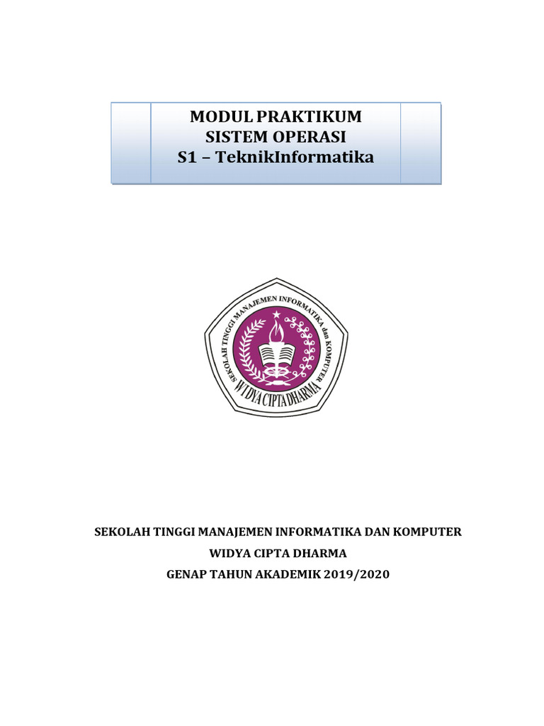 MODUL 1-6 Prak. SO | PDF
