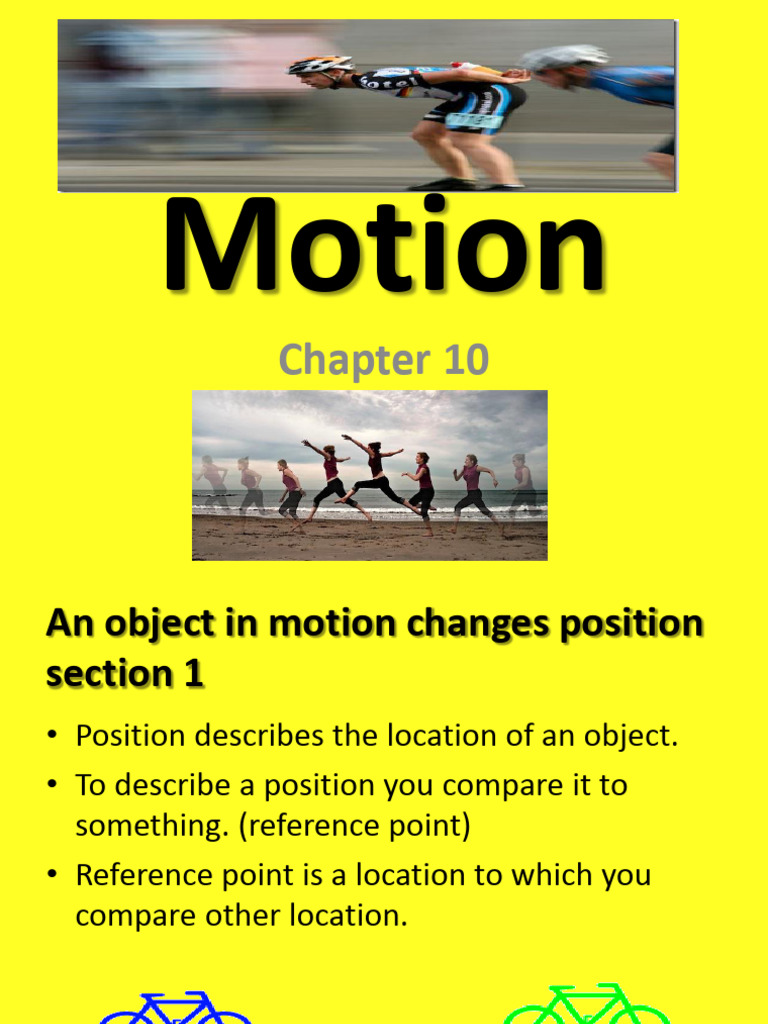 Chapter 10 - Motion | PDF