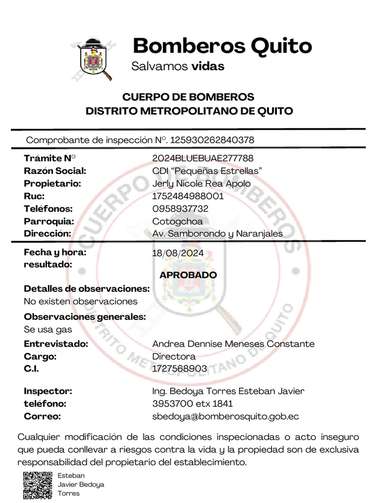 Copia De Bomberos Quito Pdf