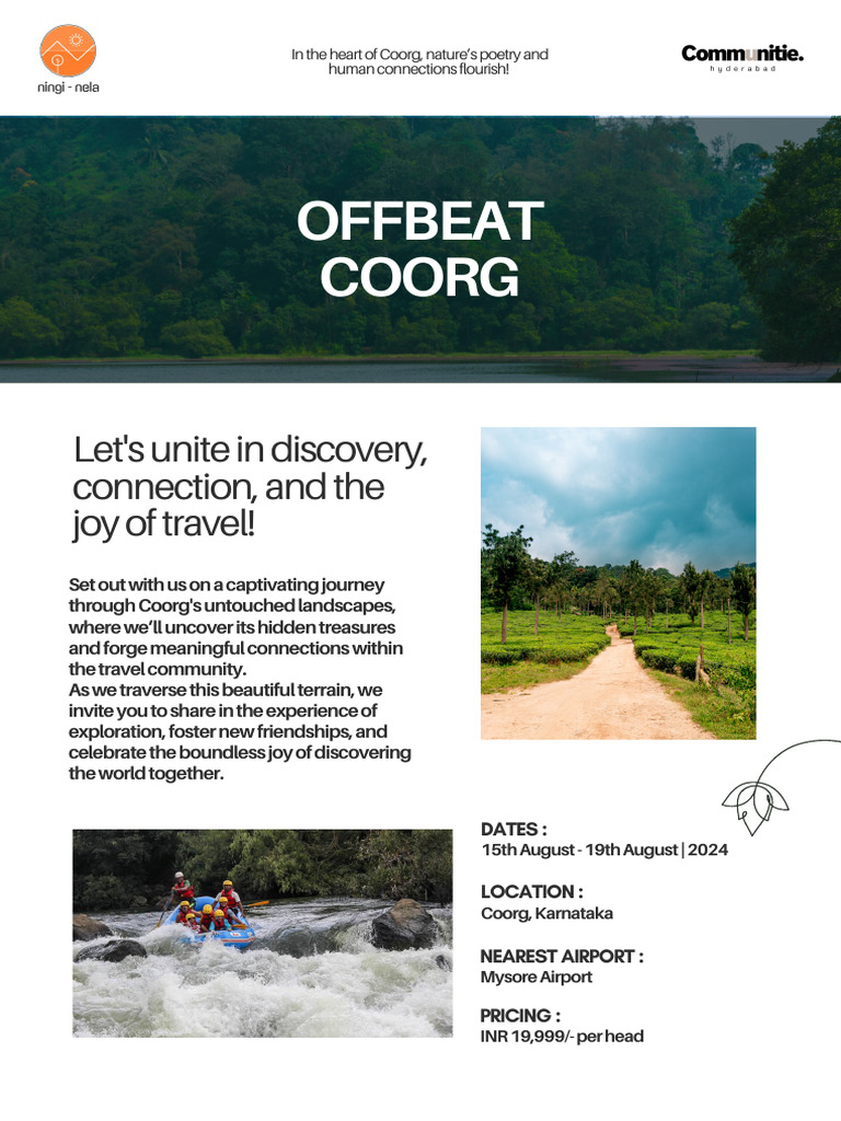 Offbeat Coorg | PDF