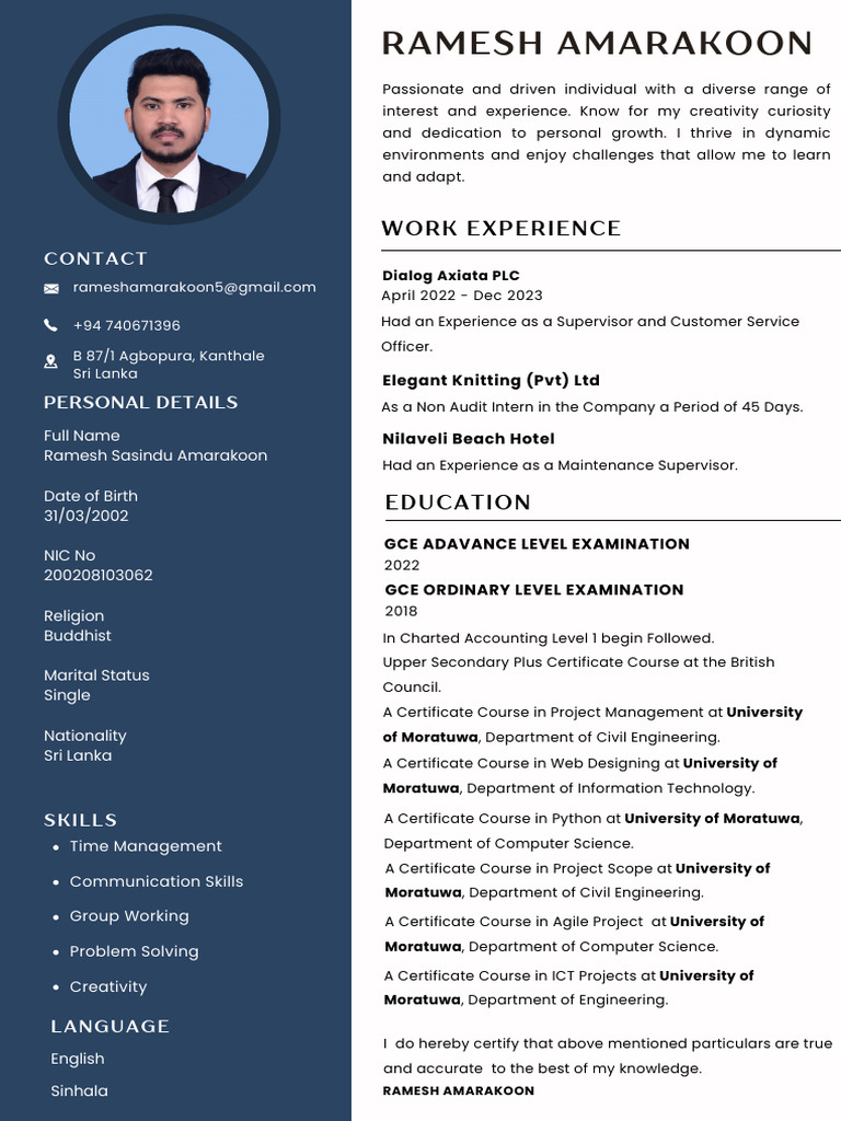Ramesh CV | PDF