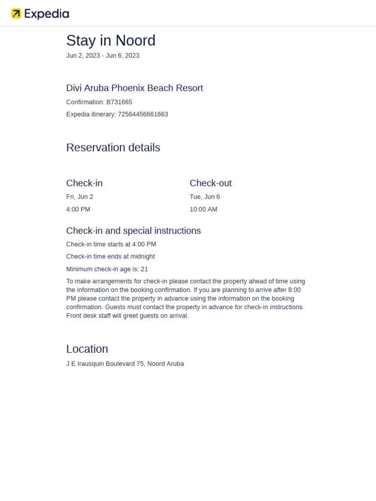 Trip Itinerary | PDF