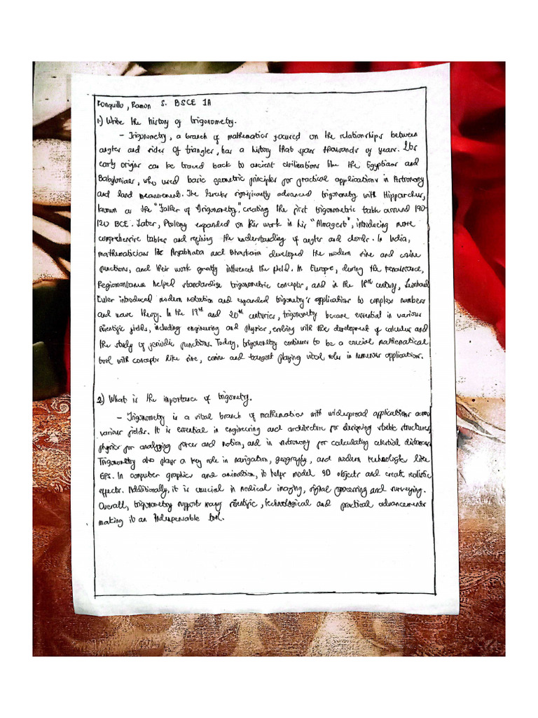 Ronquillo, Ramon Sinoy - Assignment #1 | PDF