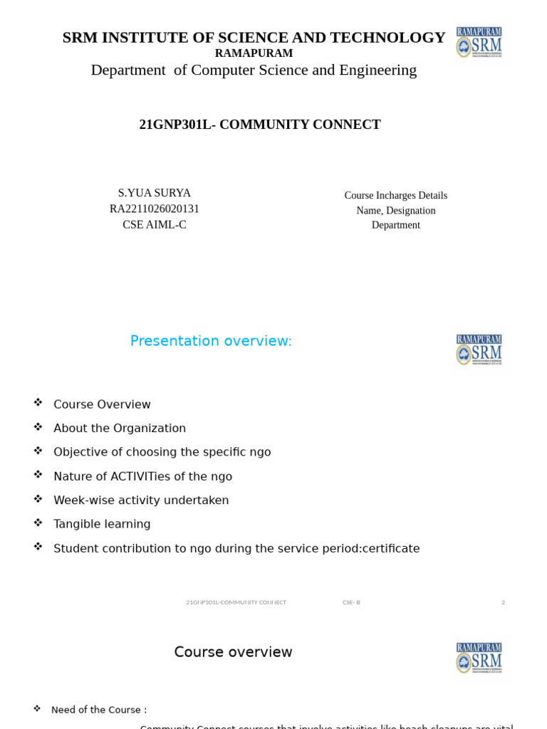 Community Connect PPT Template | PDF