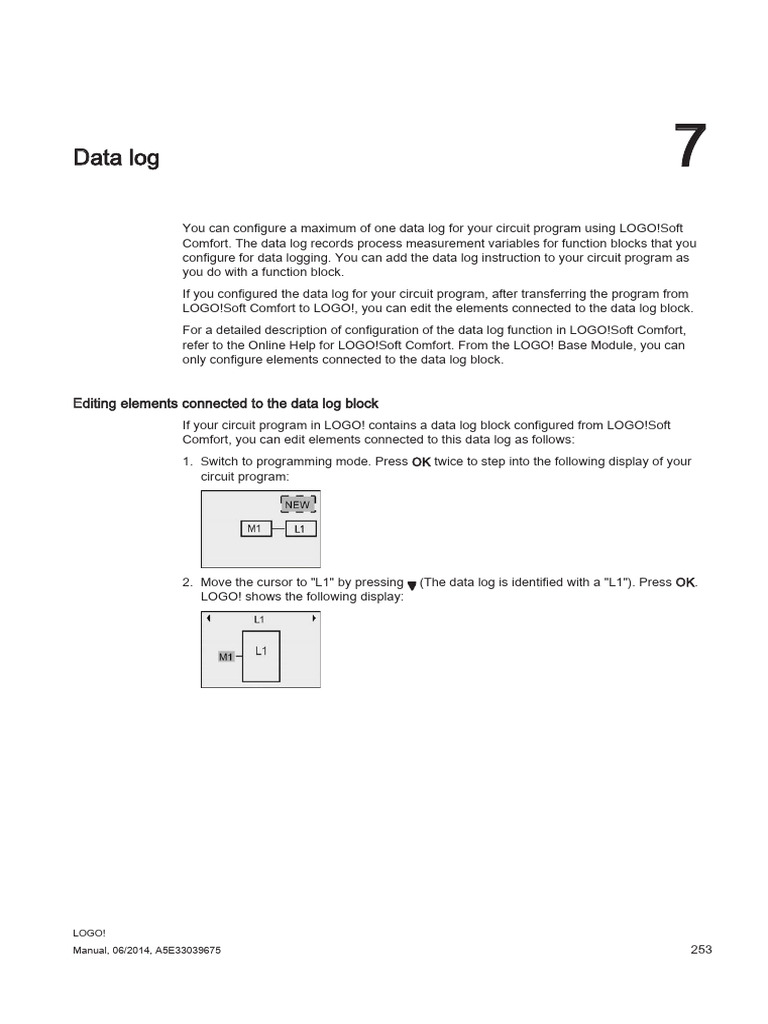 LOGO! 8 Manual 0BA8 2014 - 06 Pages 253+254 | PDF