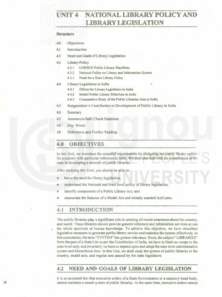 Unit 4 | PDF | Libraries | Social Science