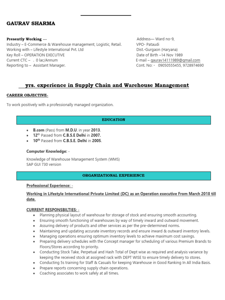 Logistic Coordinator | PDF | Warehouse | Business Process