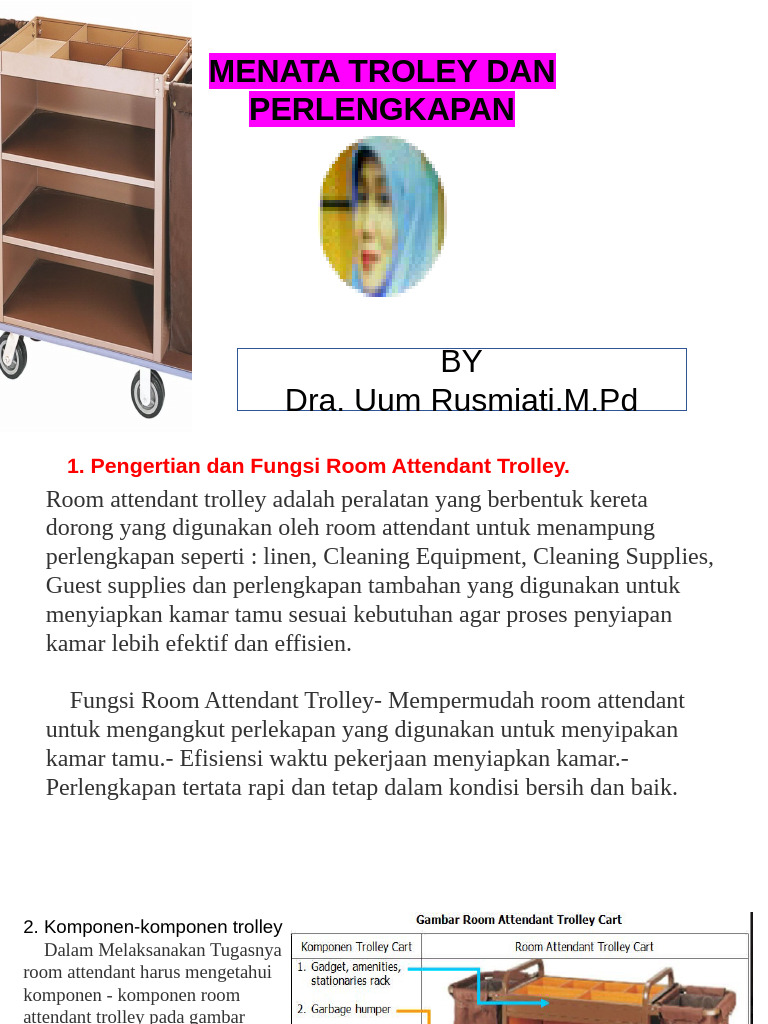 Materi Set Up Trolley | PDF