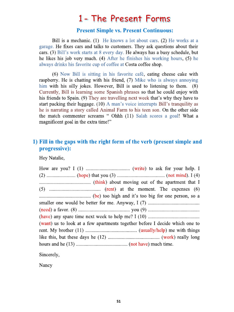 Grammar Print | PDF