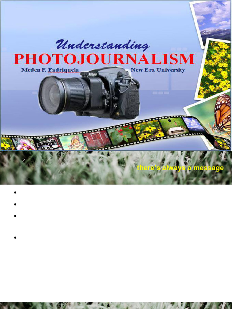 FINAL NA TO PHOTOJOURNALISM For CMLI | PDF