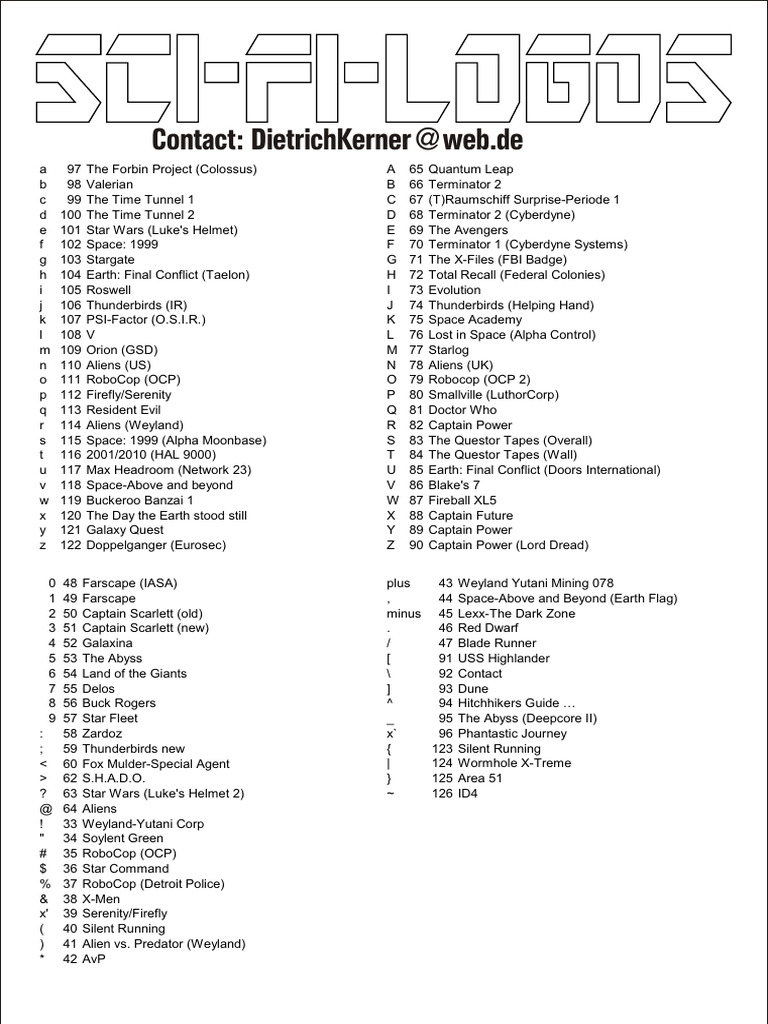 Sci-Fi-Logos | PDF