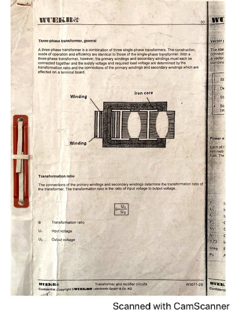 Instruction Sheet 3$ Transformer General | PDF