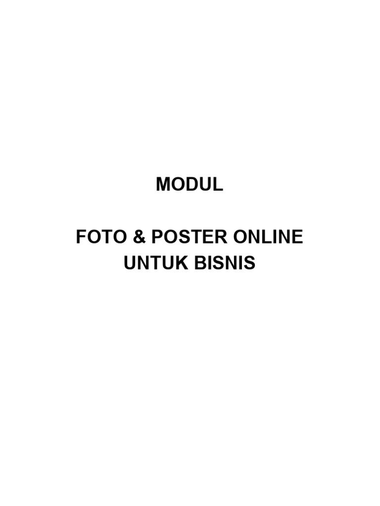 Model Foto | PDF
