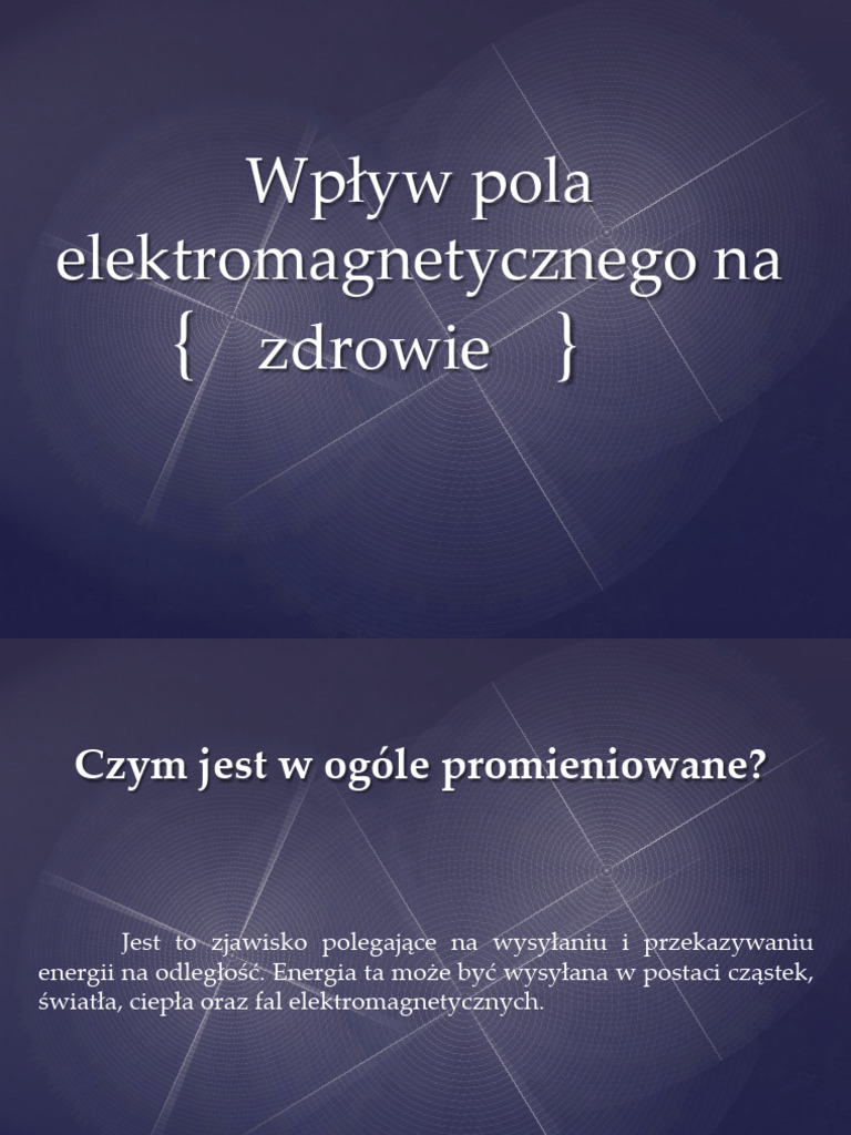 Wplyw Pola Magnetycznego Na Zdrowia Michal Matysiak | PDF