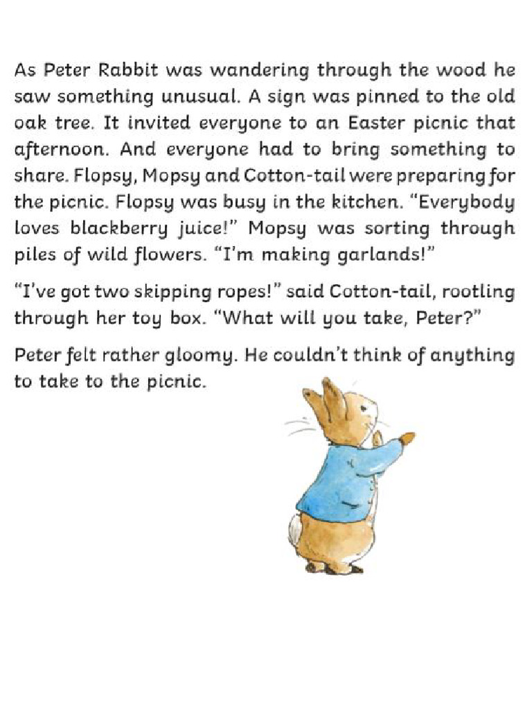 Peter Rabbit A Spring Surprise | PDF