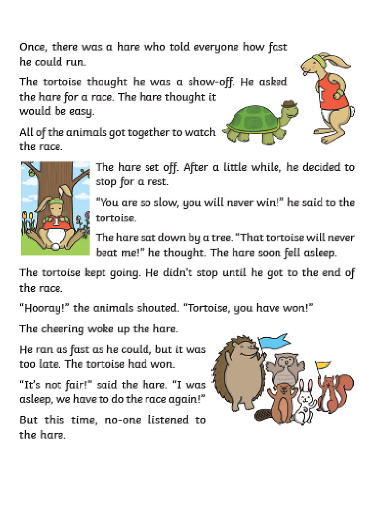 The Tortoise and The Hare | PDF