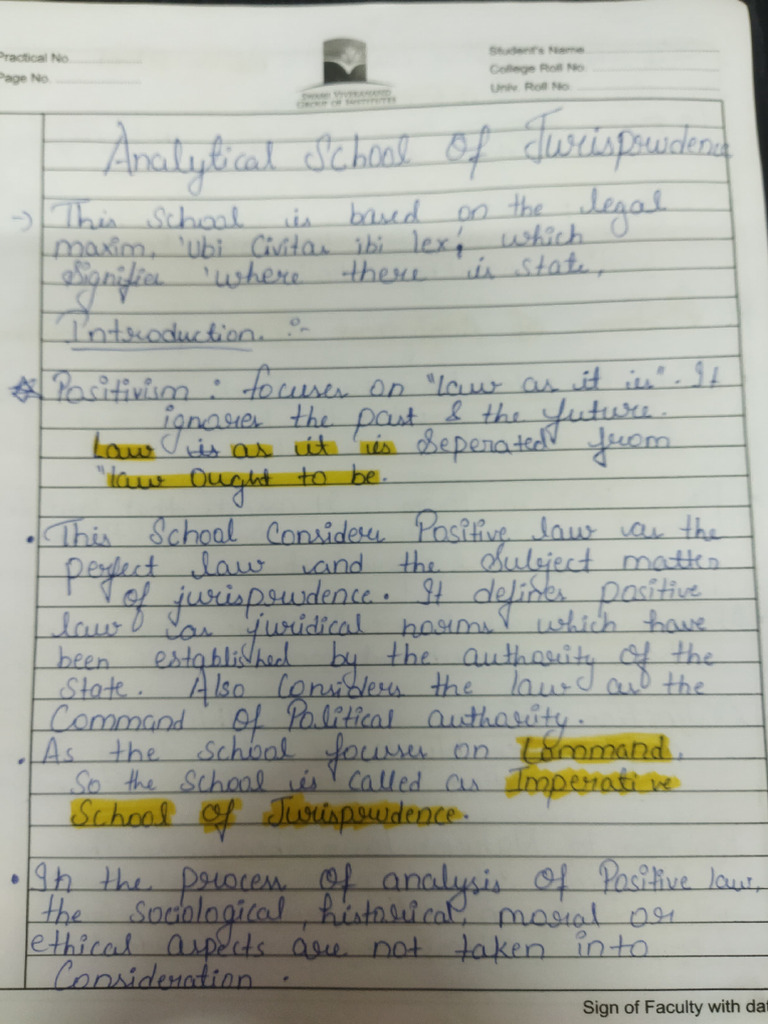 Analytical School Pdf