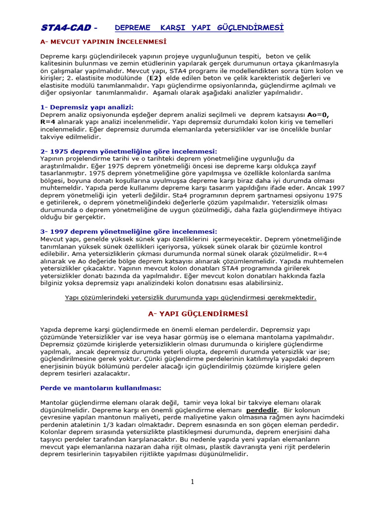 STA4 Guclendırme | PDF