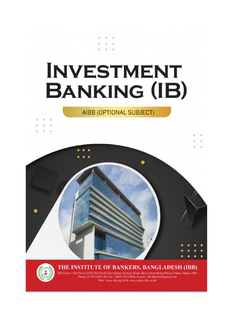 Investment Banking | PDF