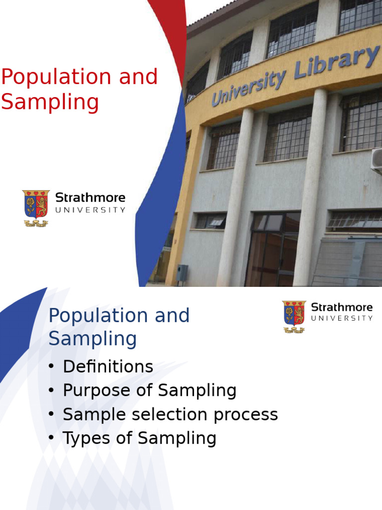 Population and Sampling | PDF