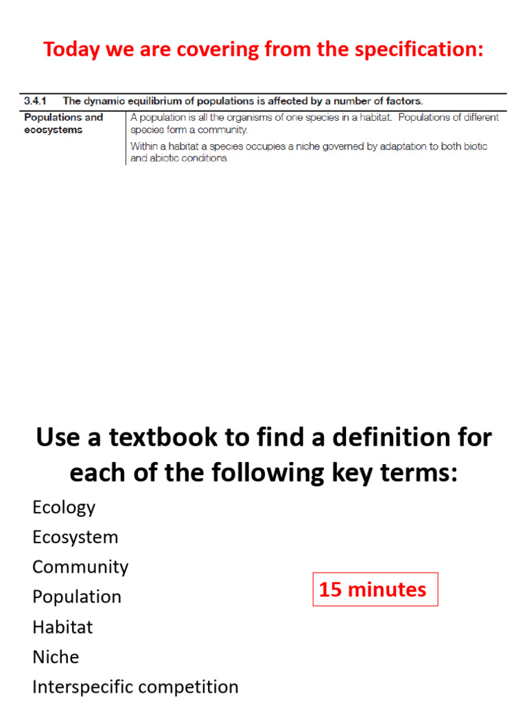 Ecosystem Terms | PDF