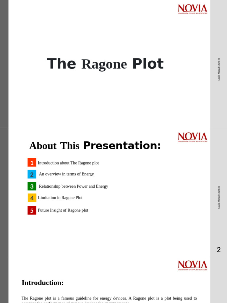 The Ragone Plot by Malik Ahmad Muneeb | PDF