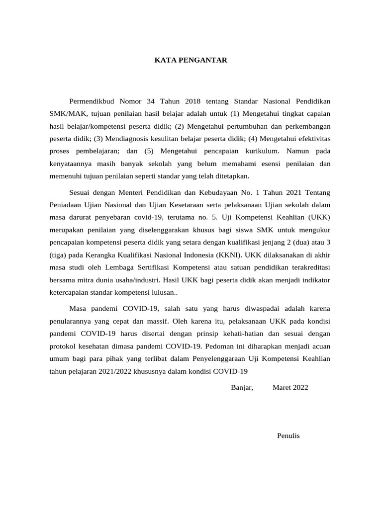Pedoman Uji Kompetensi Keahlian SMK | PDF | Indonesia