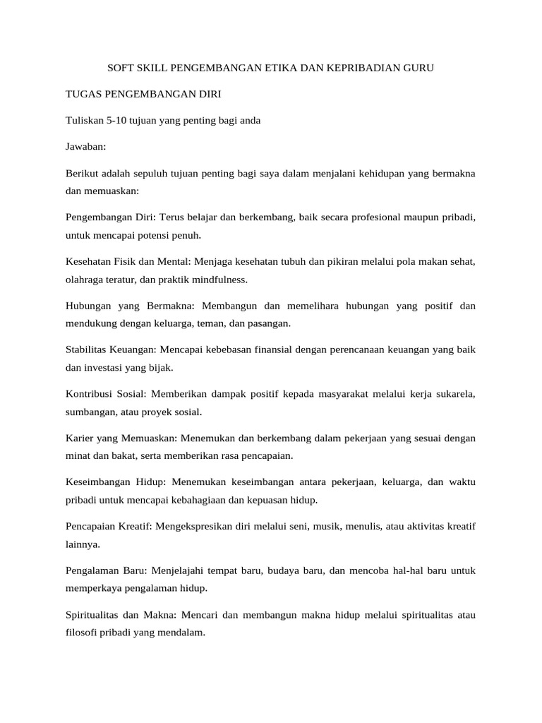 Tugas Soft Skill | PDF