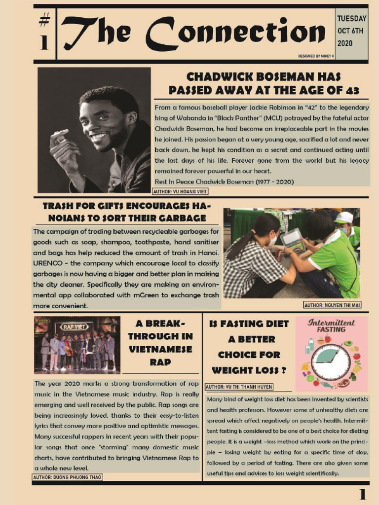 THE CONNECTION NEWSPAPER Final Result | PDF