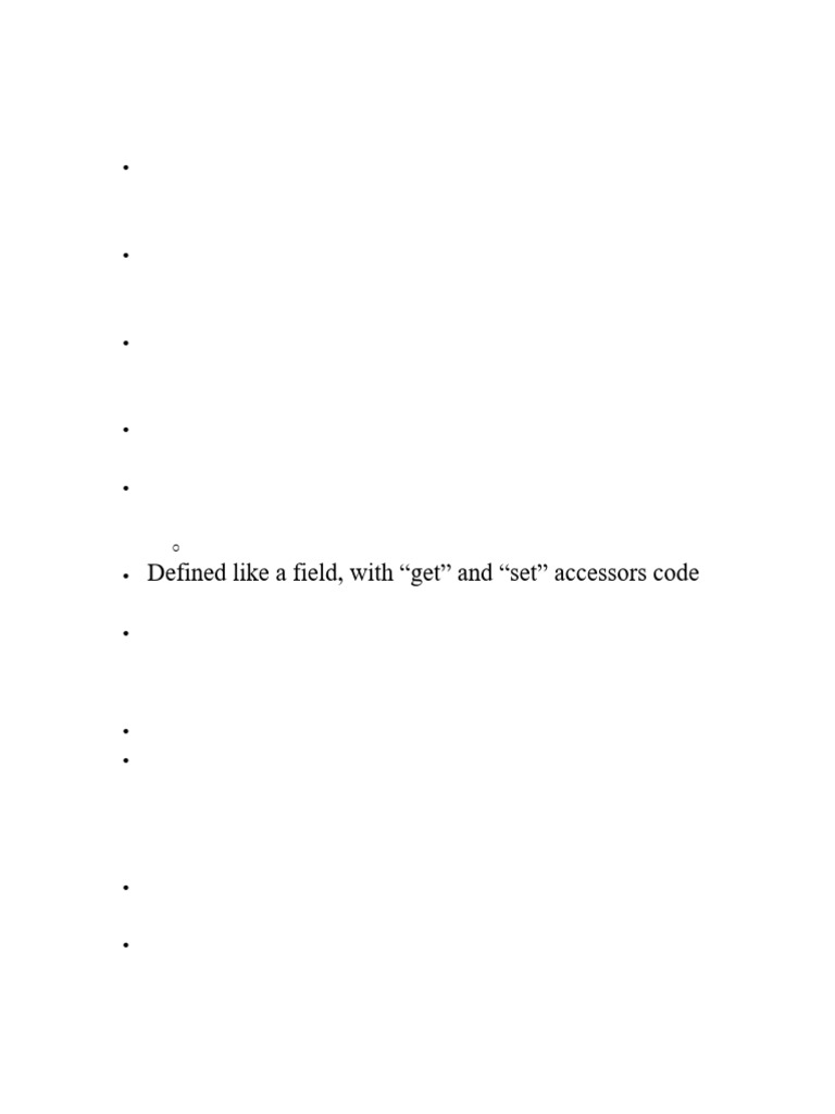 11.all Properties in Csharp | PDF