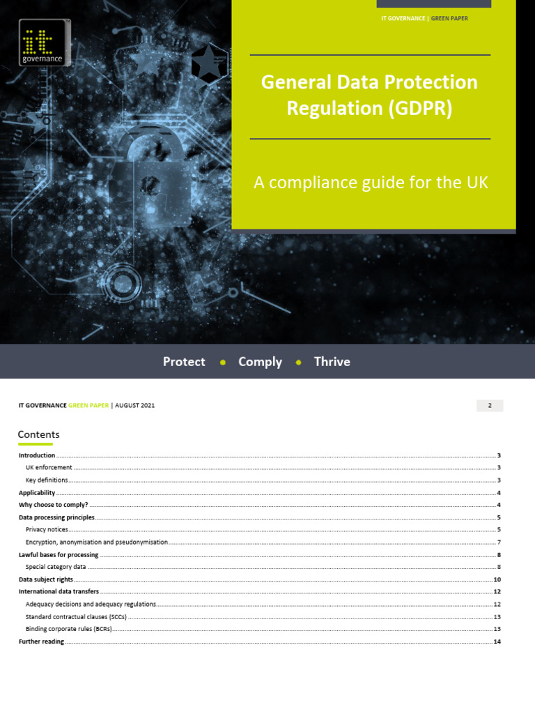 GDPR Compliance Guide Aug 21 | PDF