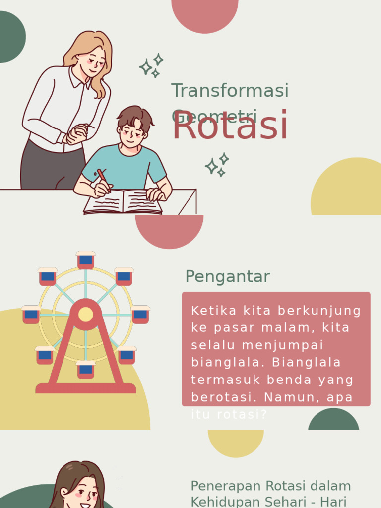 Transformasi Geometri Rotasi | PDF