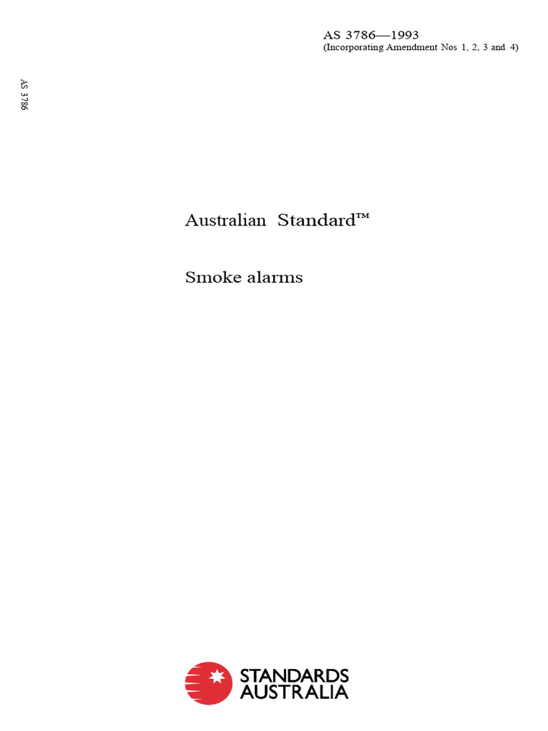 As 3786-Smoke Alarms | PDF | Rechargeable Battery | Technology ...